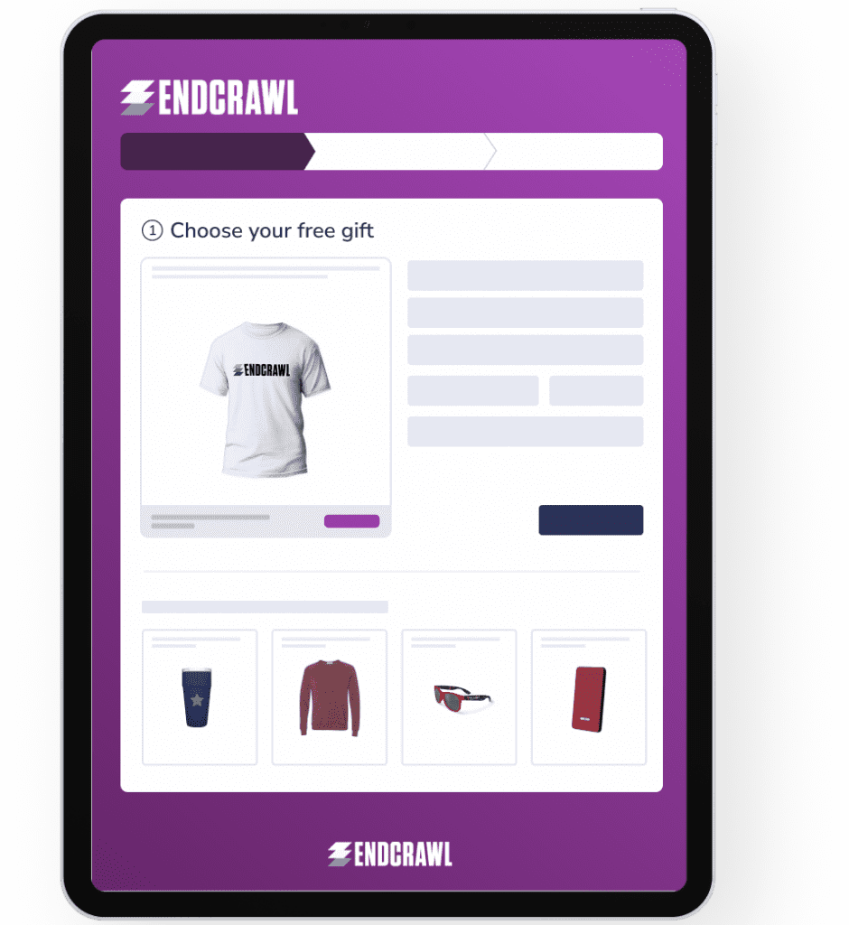 How Endcrawl uses swag giveaways effectively | Printfection