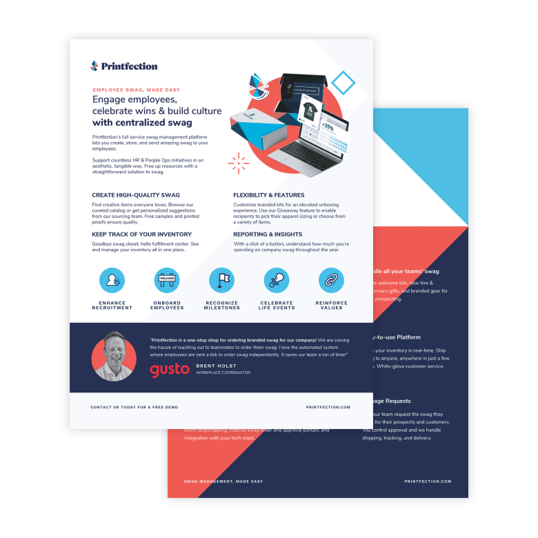 40+ Best Company Swag Ideas to Wow Employees & Customers | Printfection ...